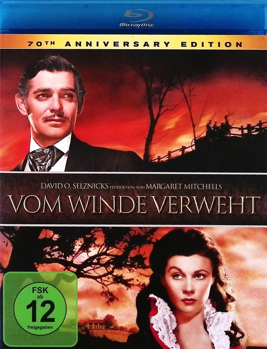 Vom Winde verweht - 70th Anniversary Edition / Blu-ray Film, 11,99