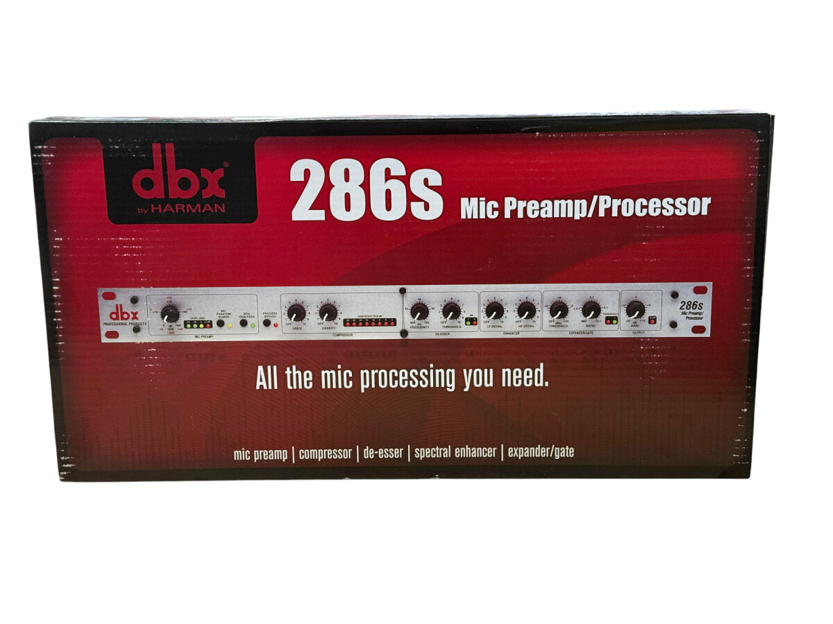 DBX 286 S Mikrofonvorverstärker, XLR, Klinke, Compressor, Deesser, Ga, 109,00